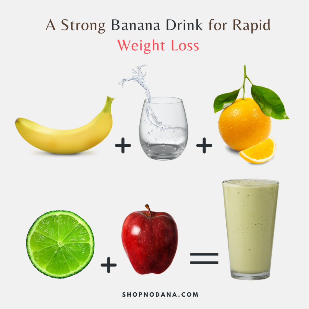 Banana For Weight Loss A Powerful Banana Drink For Rapid Weight Loss Shopno Dana